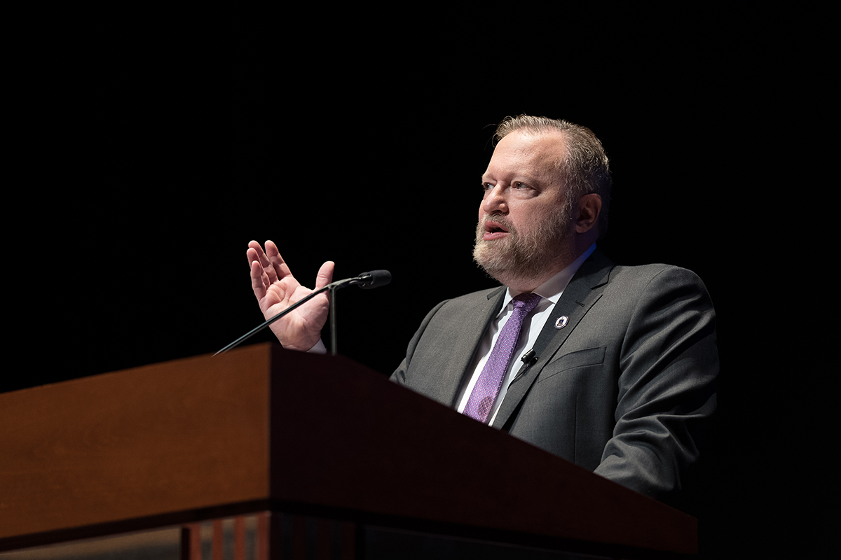 Dr. Bernhardt Tells Emerson, 'I Feel Lucky' - Emerson Today