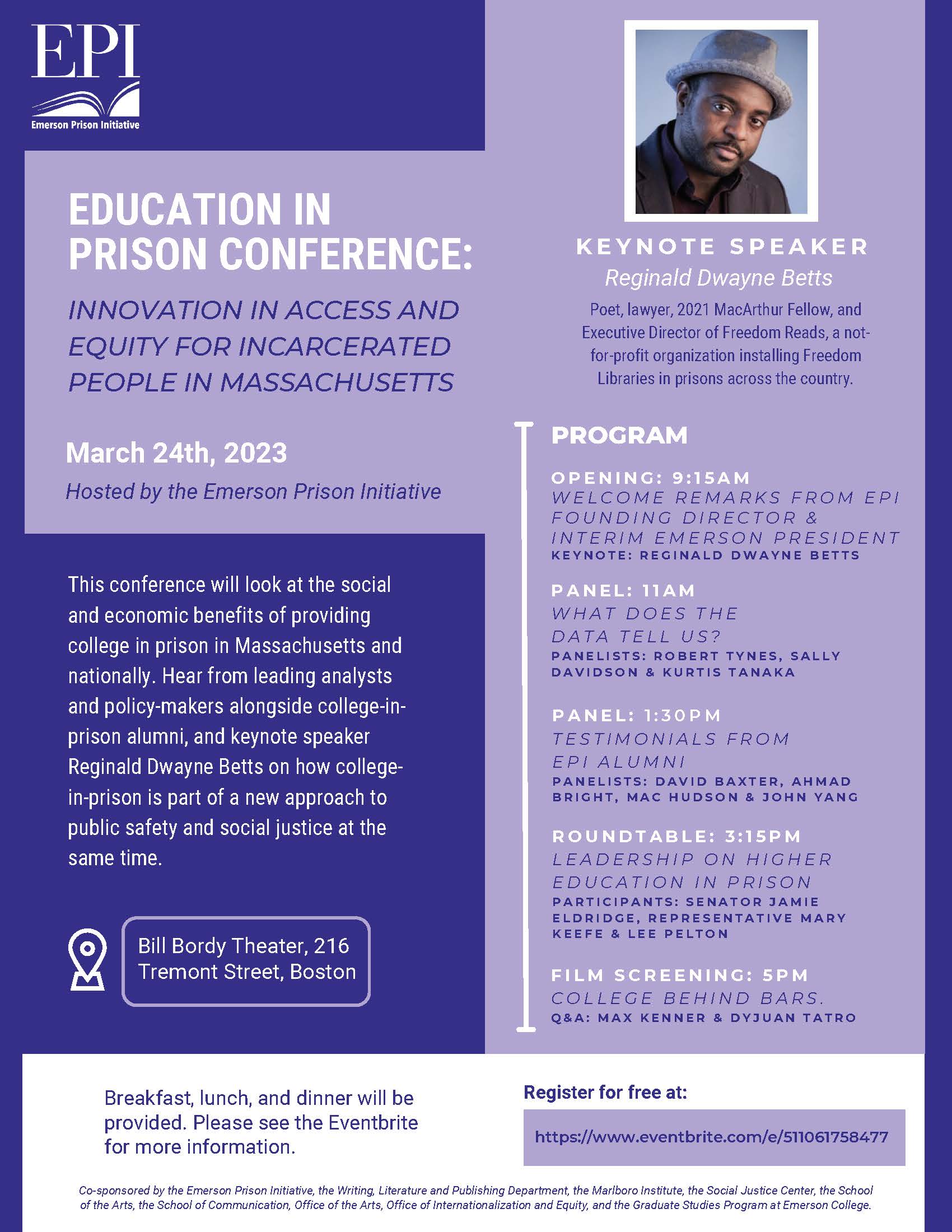 Conference to Examine Educational Access, Equity for Incarcerated People - Emerson Today