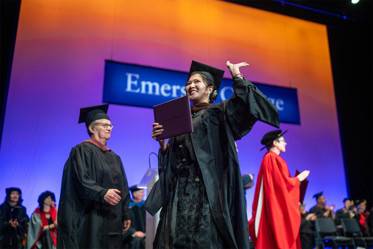 Grad Students Look Forward to New Opportunities with Emerson Degrees ...